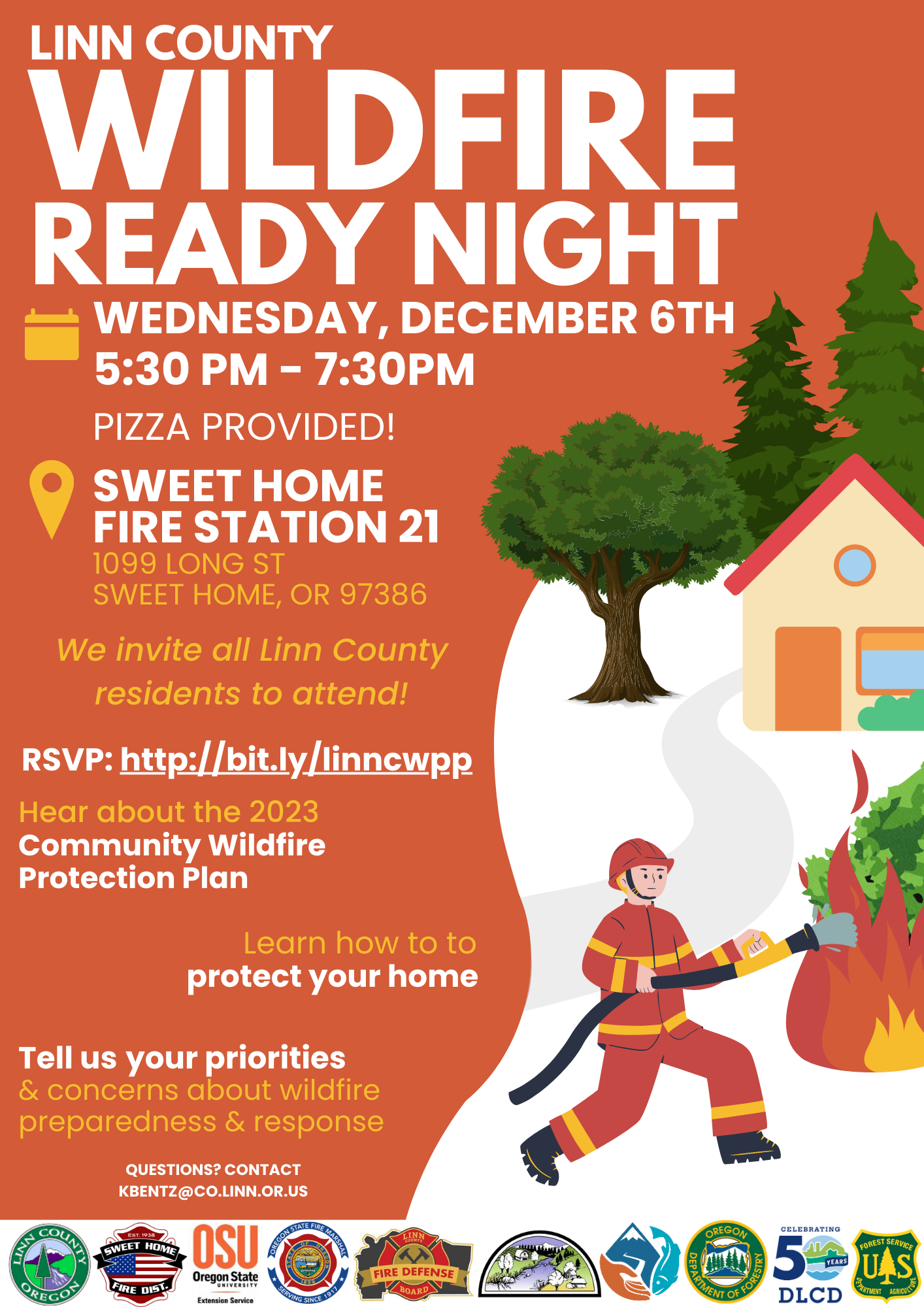 Public invited to Community Wildfire Protection meeting | Linn County ...