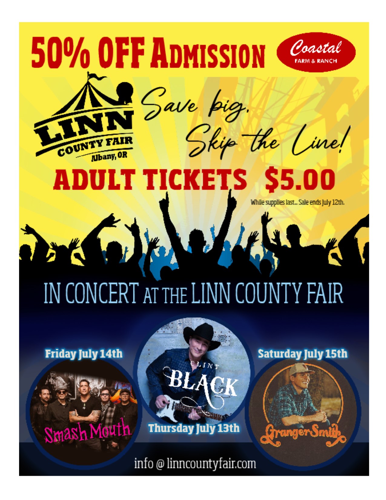 Coastal Farm and Ranch offers half-price fair passes | Linn County Oregon