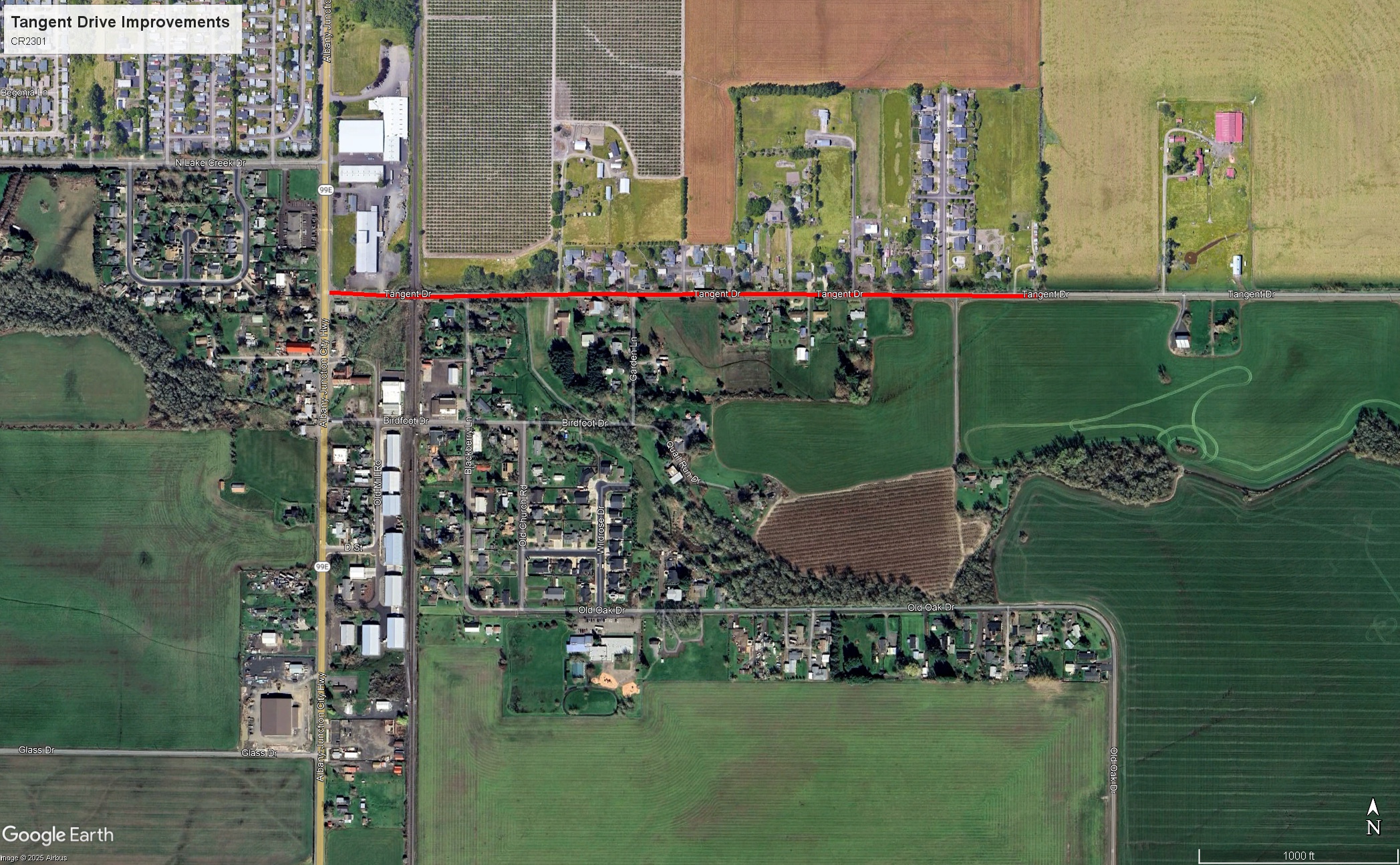 Tangent Drive Improvement | Linn County Oregon