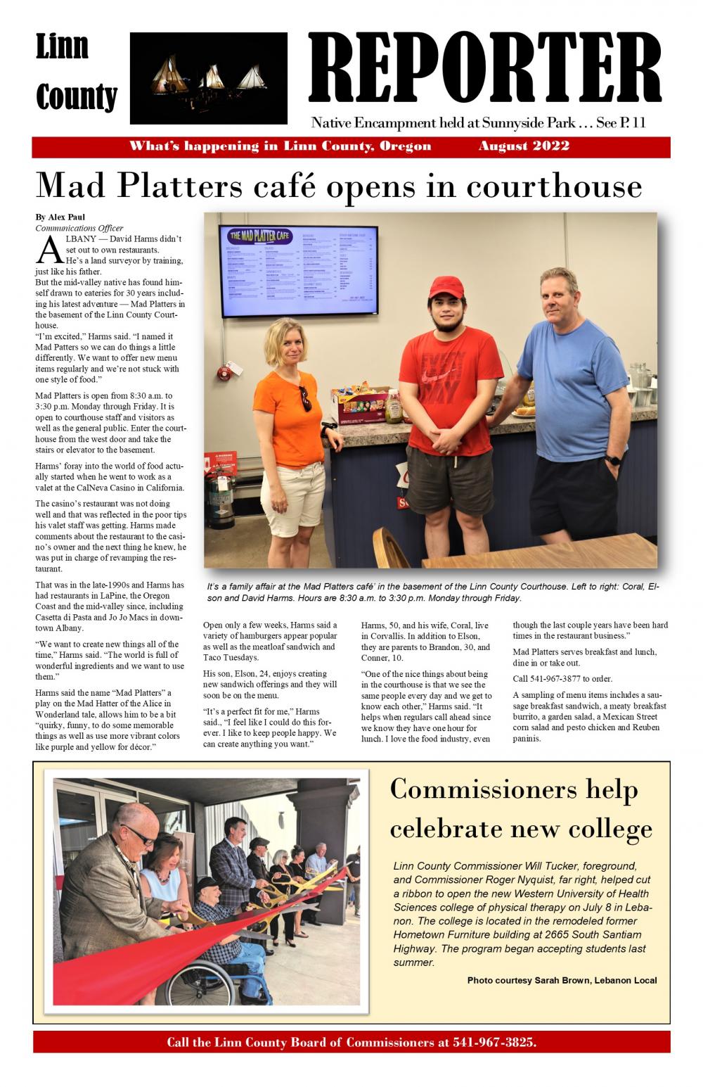 September 2022 Linn County Reporter | Linn County Oregon